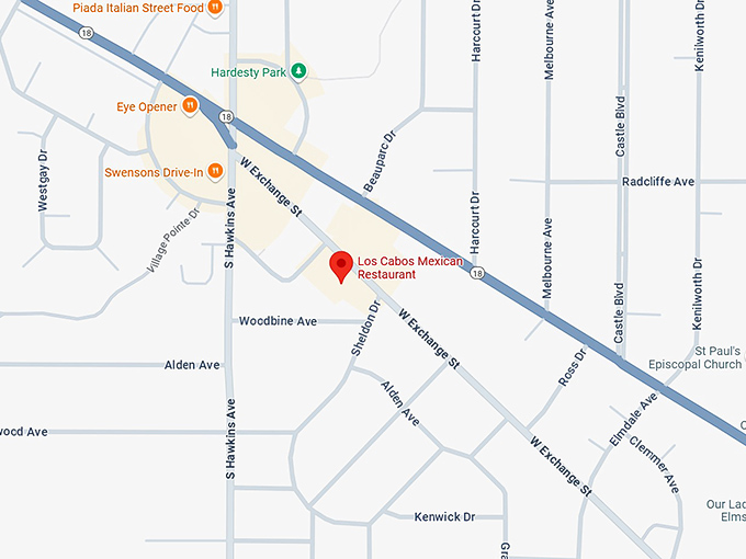 16. los cabos mexican restaurant map