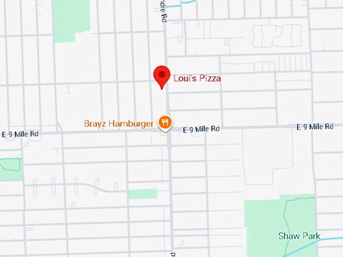 16. loui's pizza map
