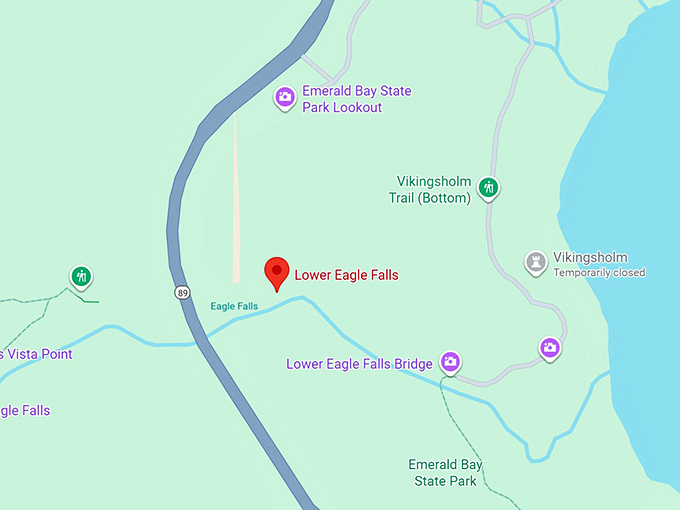 16. lower eagle falls map