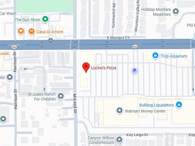 16. lucino's pizza map