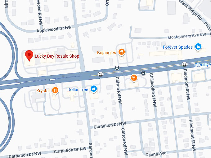 16. lucky day resale shop map