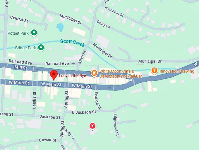 16. lucy in the rye map