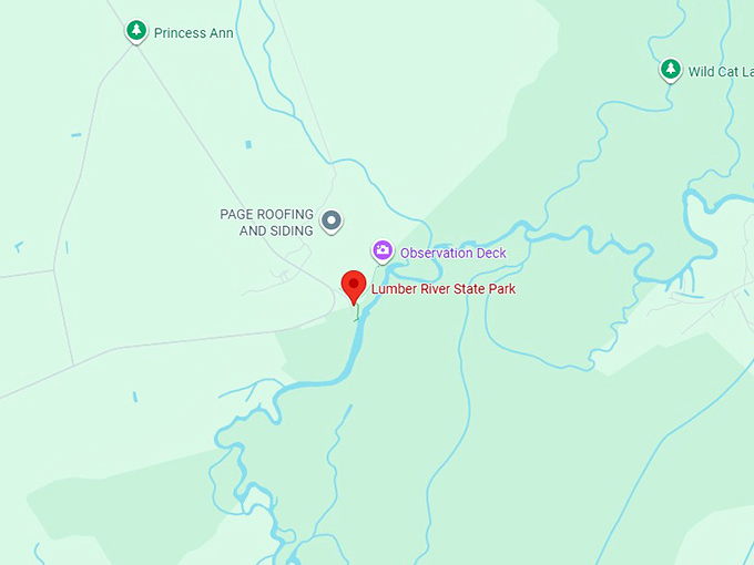 16. lumber river state park map