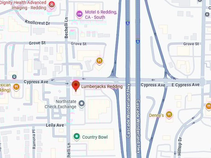 16. lumberjacks redding map