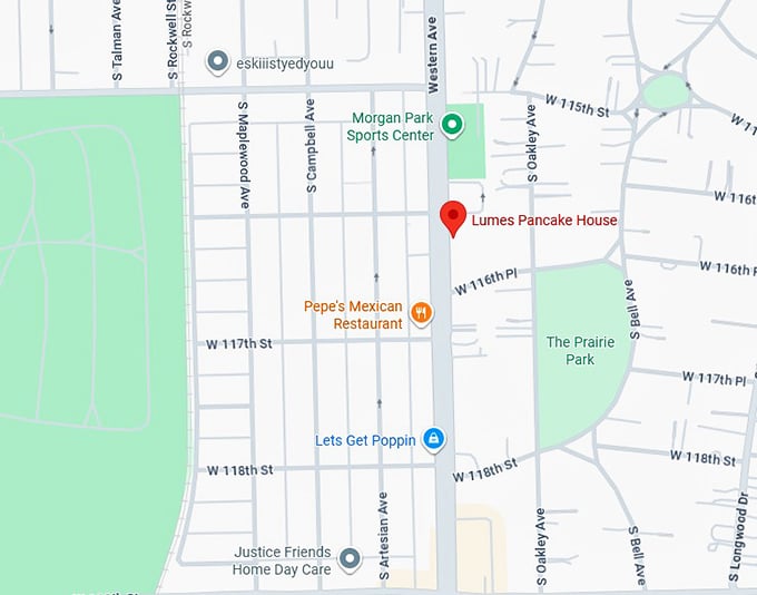 16. lumes pancake house map