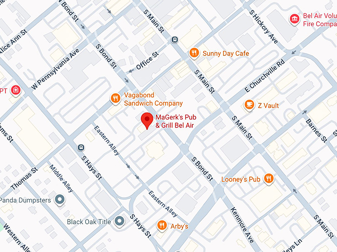 16. magerk's pub & grill bel air map