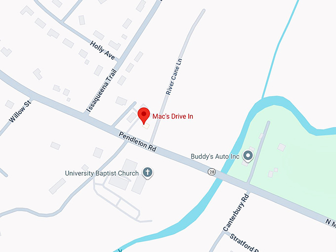 16. mac's drive in map