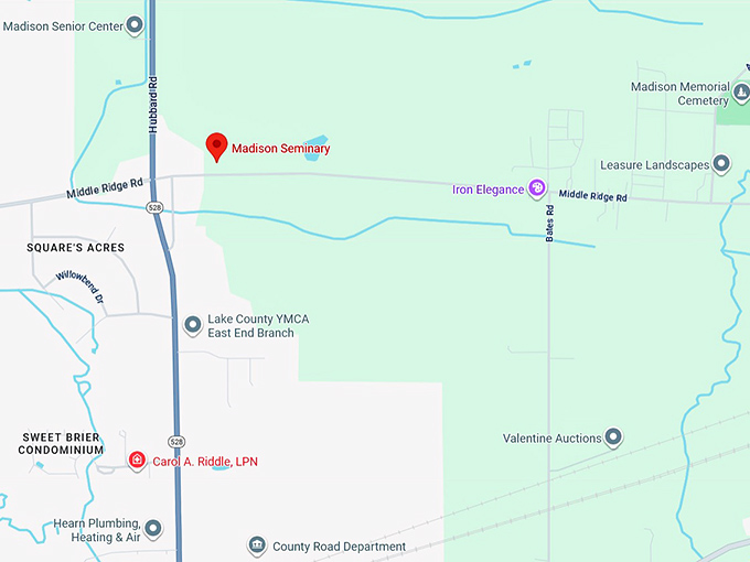 16. madison seminary map