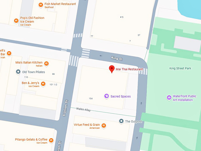 16. mai thai restaurant map