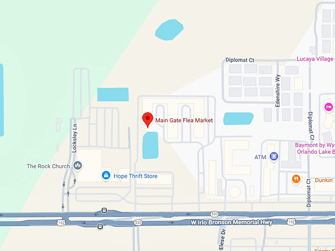 16. main gate flea market map