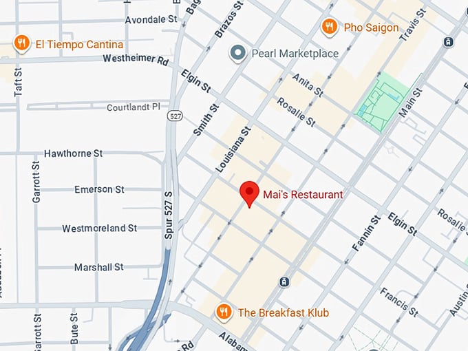 16. mai's restaurant map