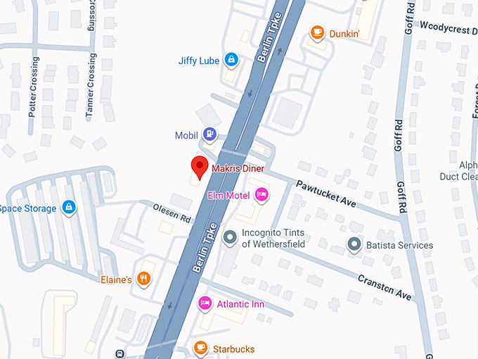 16. makris diner map