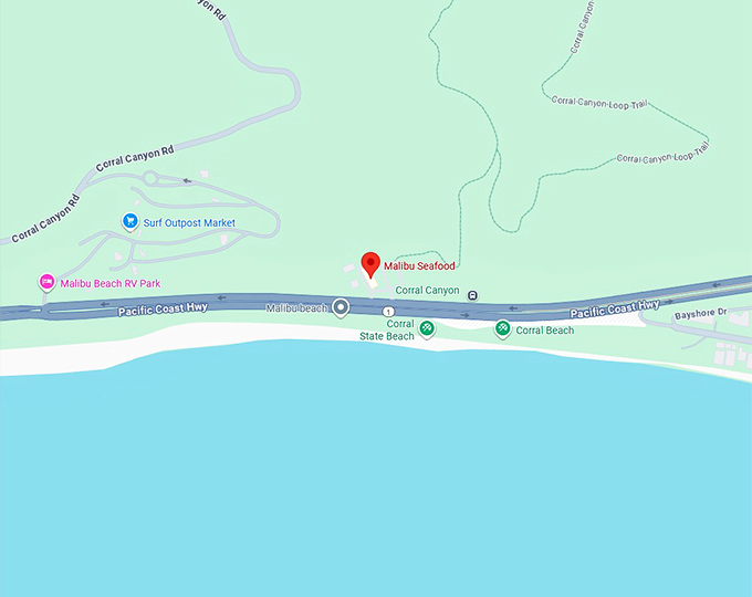 16. malibu seafood map