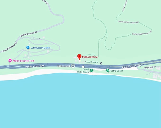 16. malibu seafood map