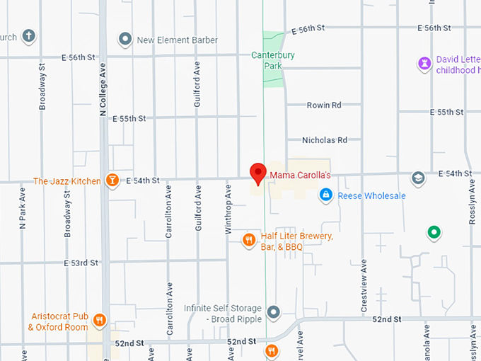 16. mama carolla's map