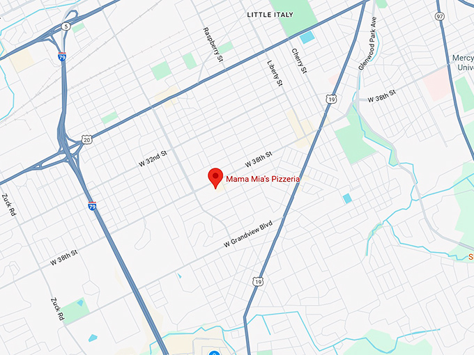 16. mama mia&rsquo;s pizza map