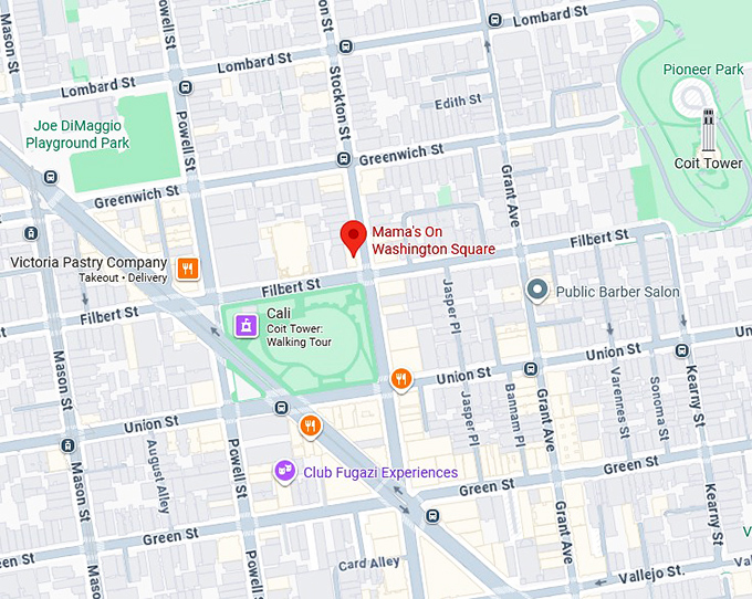 16. mama's on washington square map