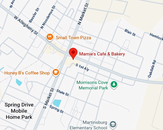 16. mamie&rsquo;s caf&eacute; & bakery map