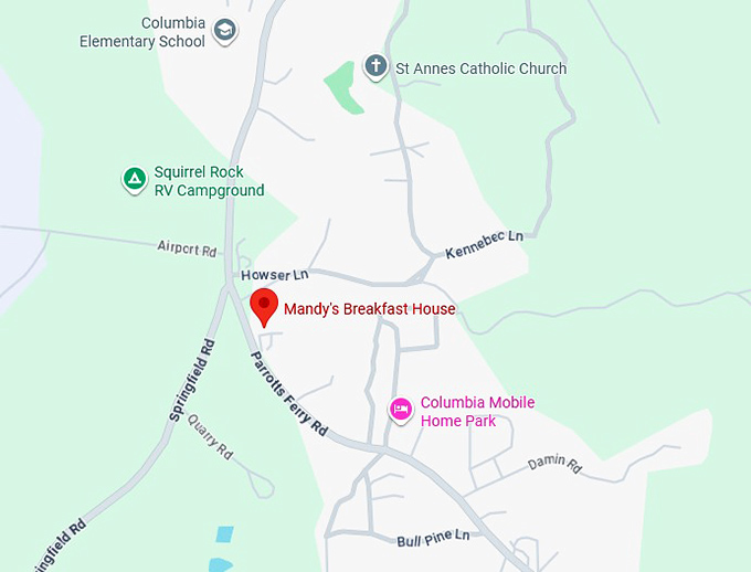 16. mandy's breakfast house map