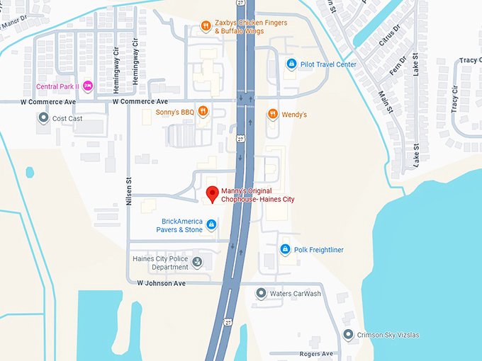 16. manny's original chophouse haines city map