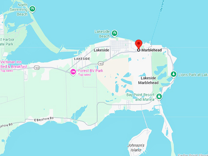 16. marblehead, oh map