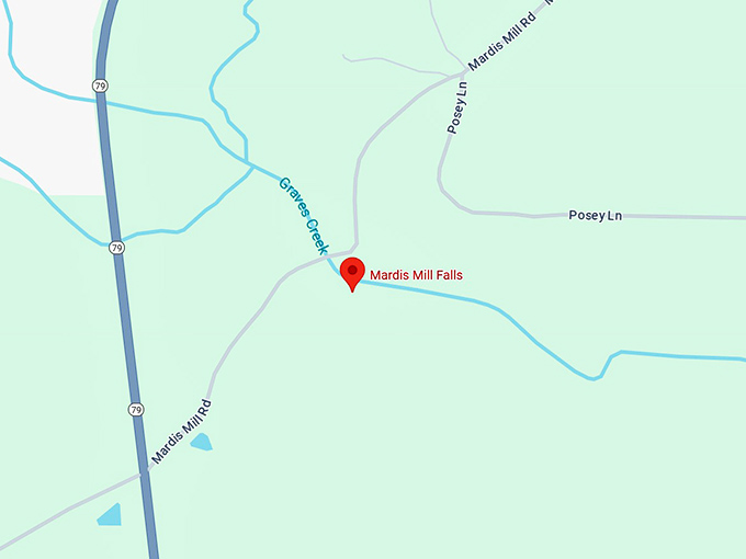 16. mardis mill falls map