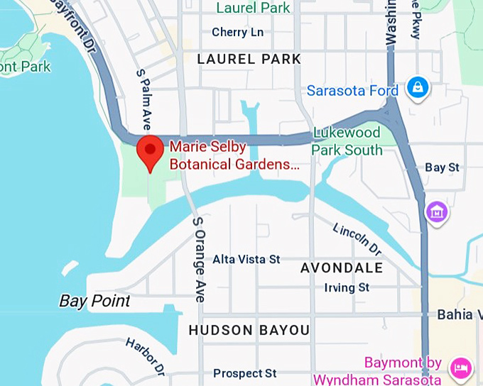 16. marie selby botanical gardens downtown sarasota map