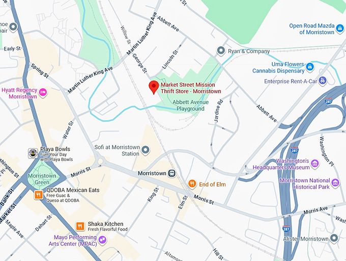 16. market street mission thrift store morristown map