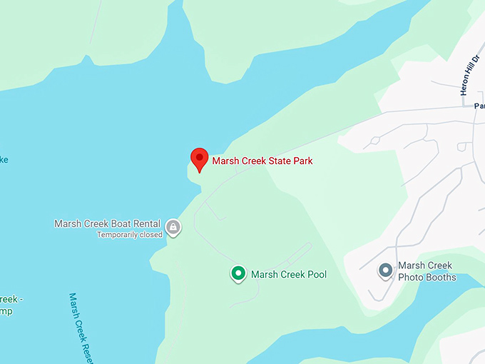 16. marsh creek state park map