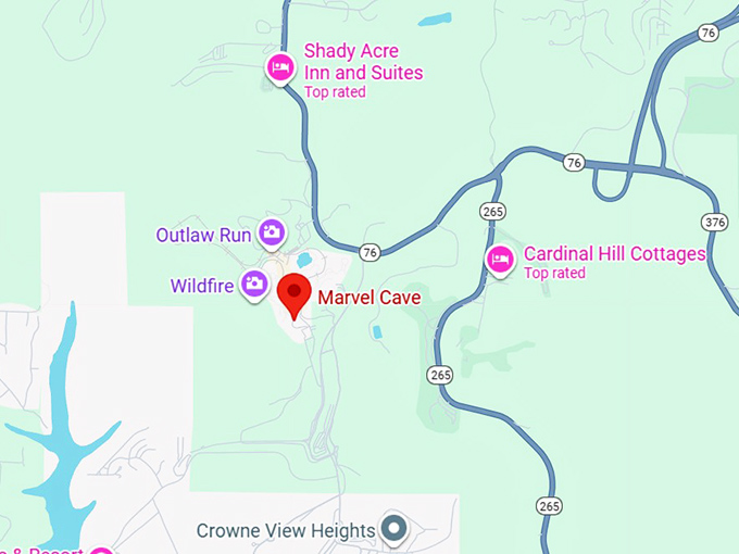 16. marvel cave map