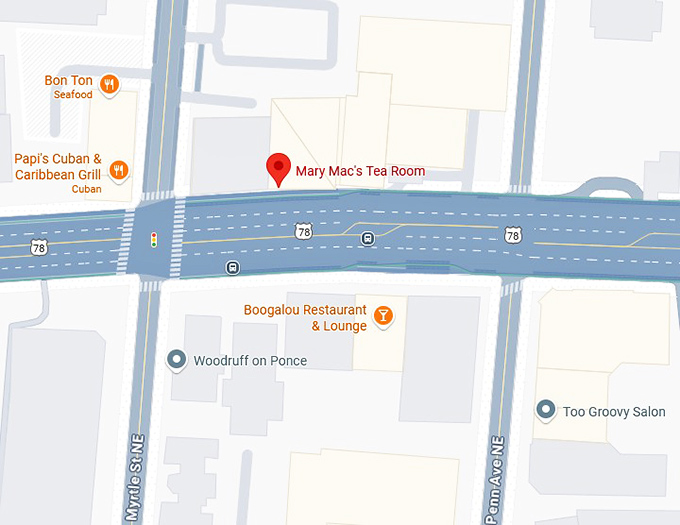 16. mary mac&rsquo;s tea room map