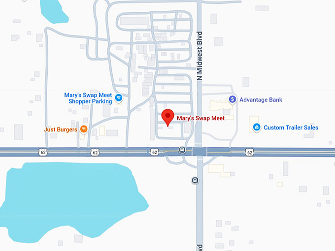 16. mary's swap meet map