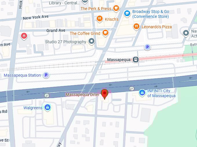 16. massapequa diner map