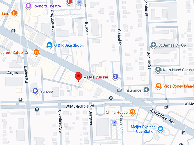 16. maty's cuisine map