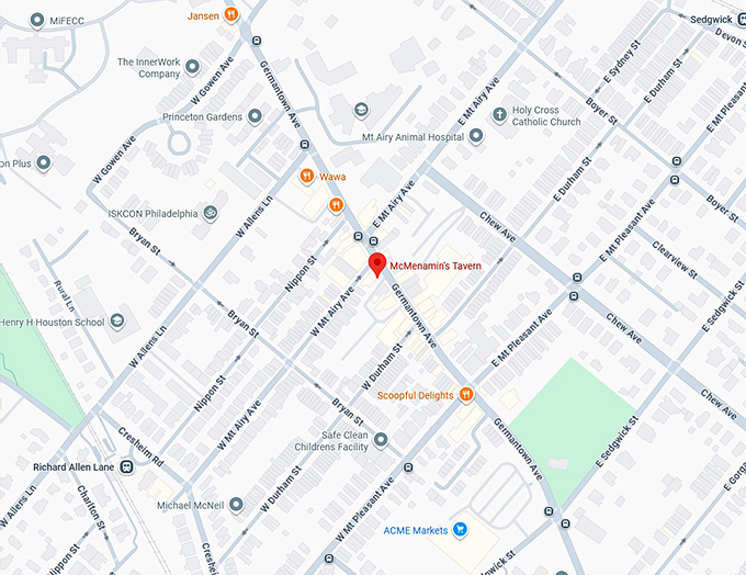 16. mcmenamin's tavern map