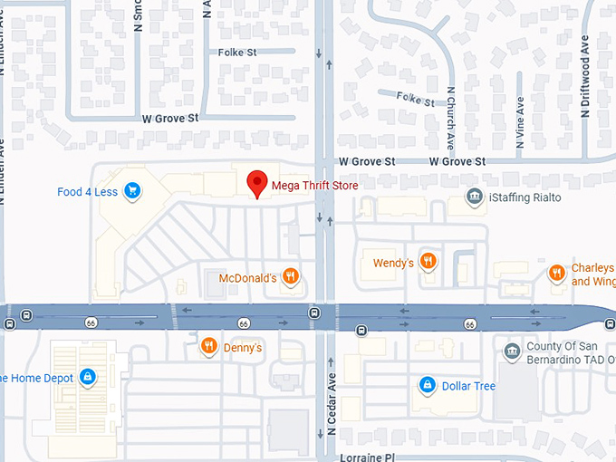 16. mega thrift store map