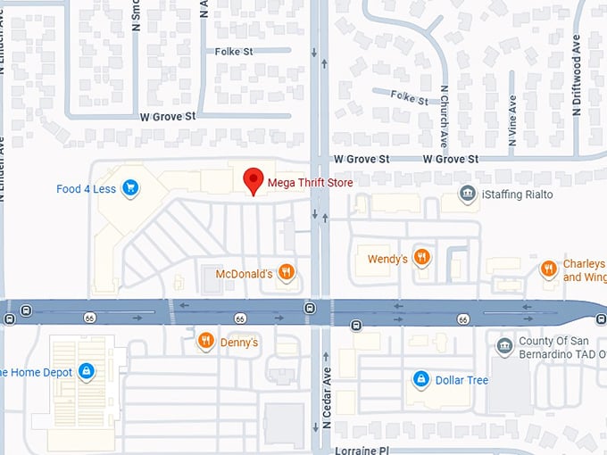 16. mega thrift store map