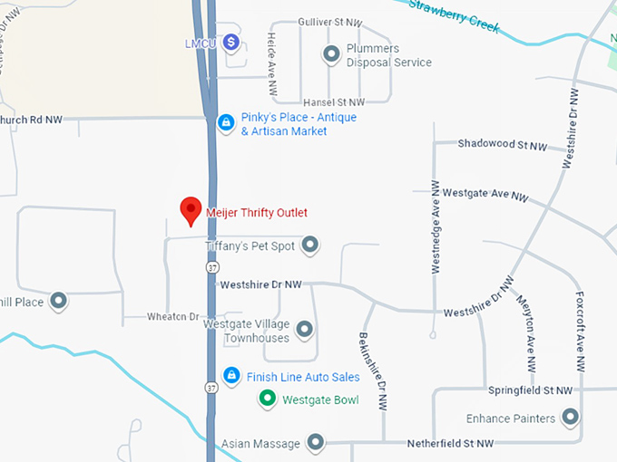 16. meijer thrifty outlet map