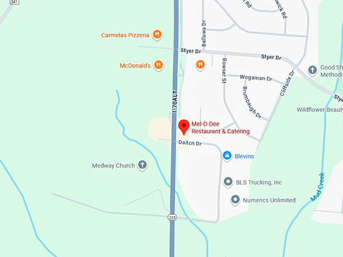 16. mel o dee restaurant & catering map