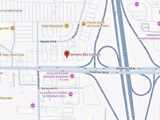 16. memphis bbq company map