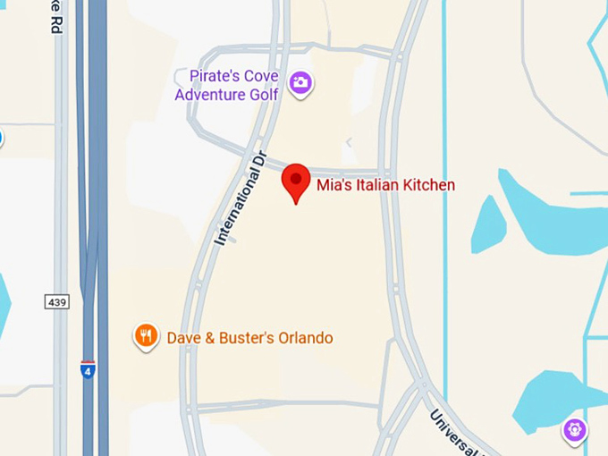 16. mia's italian kitchen map