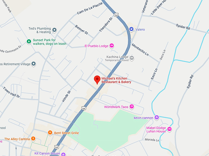 16. michael's kitchen restaurant & bakery map