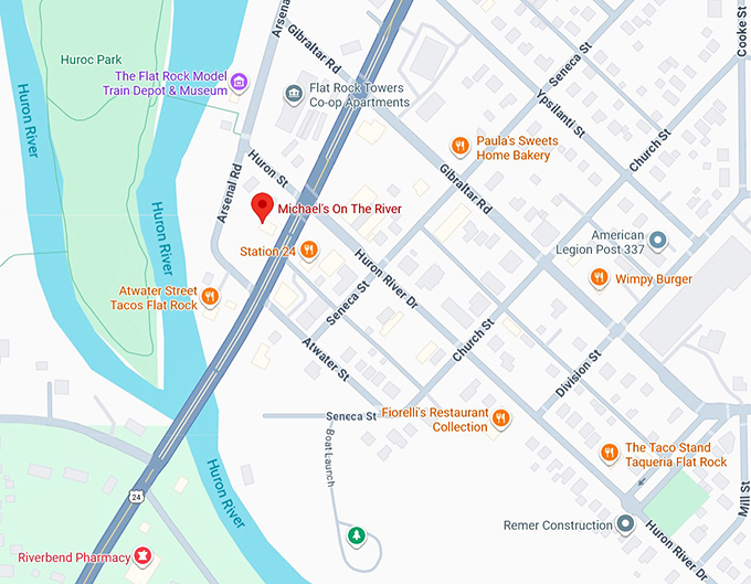 michael's on the river map