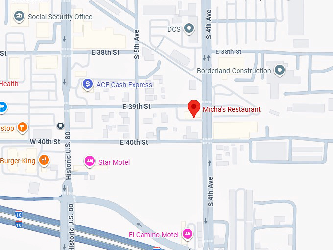 16. micha's restaurant map