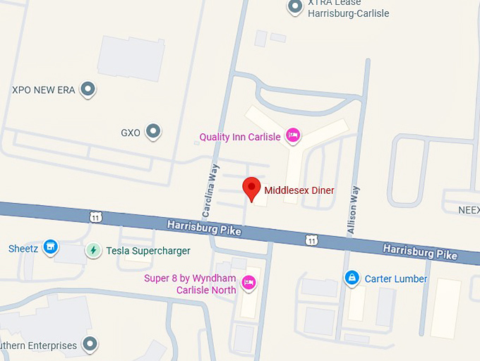 16. middlesex diner map