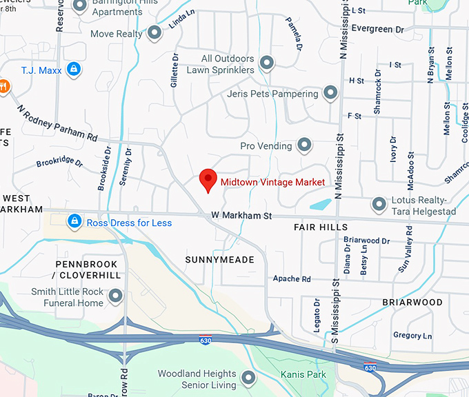 16. midtown vintage market map