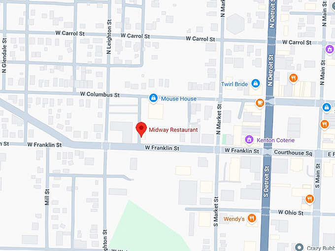 16. midway restaurant map