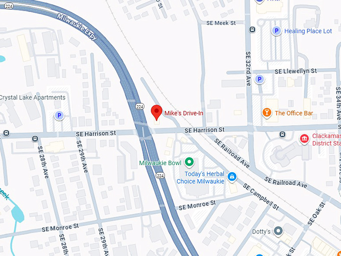 16. mike's drive in map