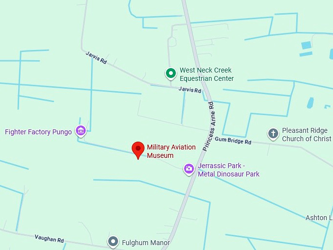 16. military aviation museum map