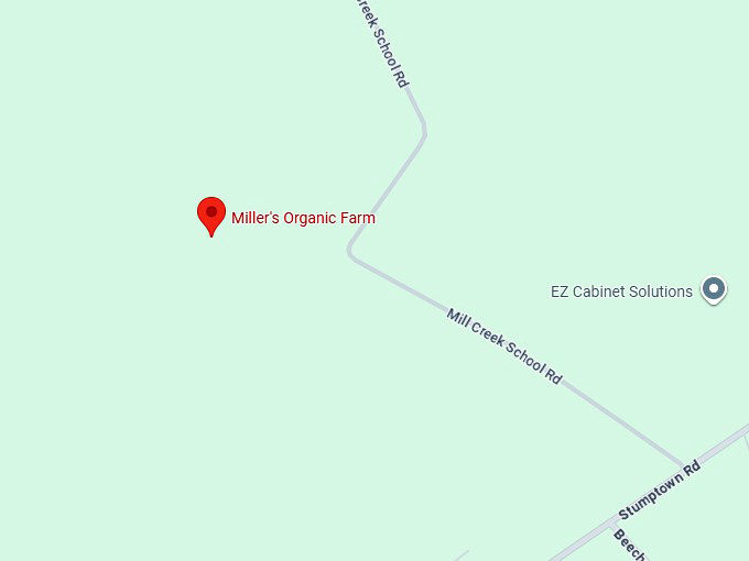 16. miller's organic farm map